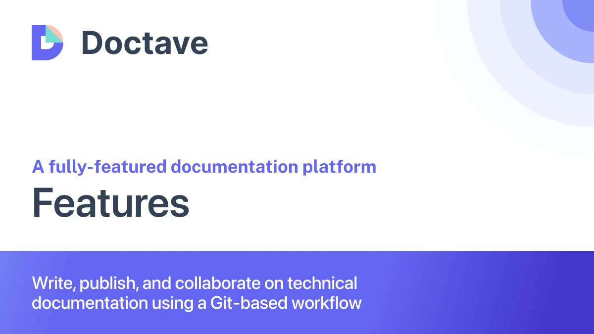 Features · Doctave