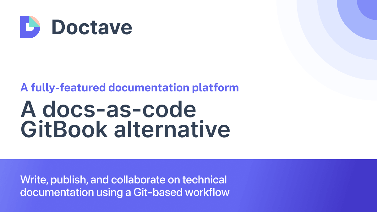 Doctave A Markdown Based Gitbook Alternative